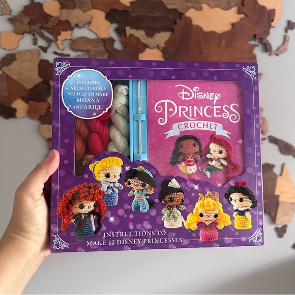 Disney | Toys | Disney Princess Crochet Kit Moana And Ariel New In Box ...